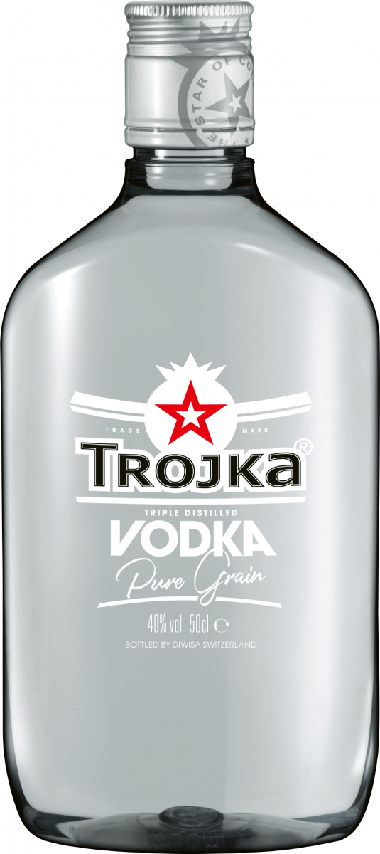 Trojka Vodka Pure Grain PET-Flasche | Vodka | drinkdirect.ch