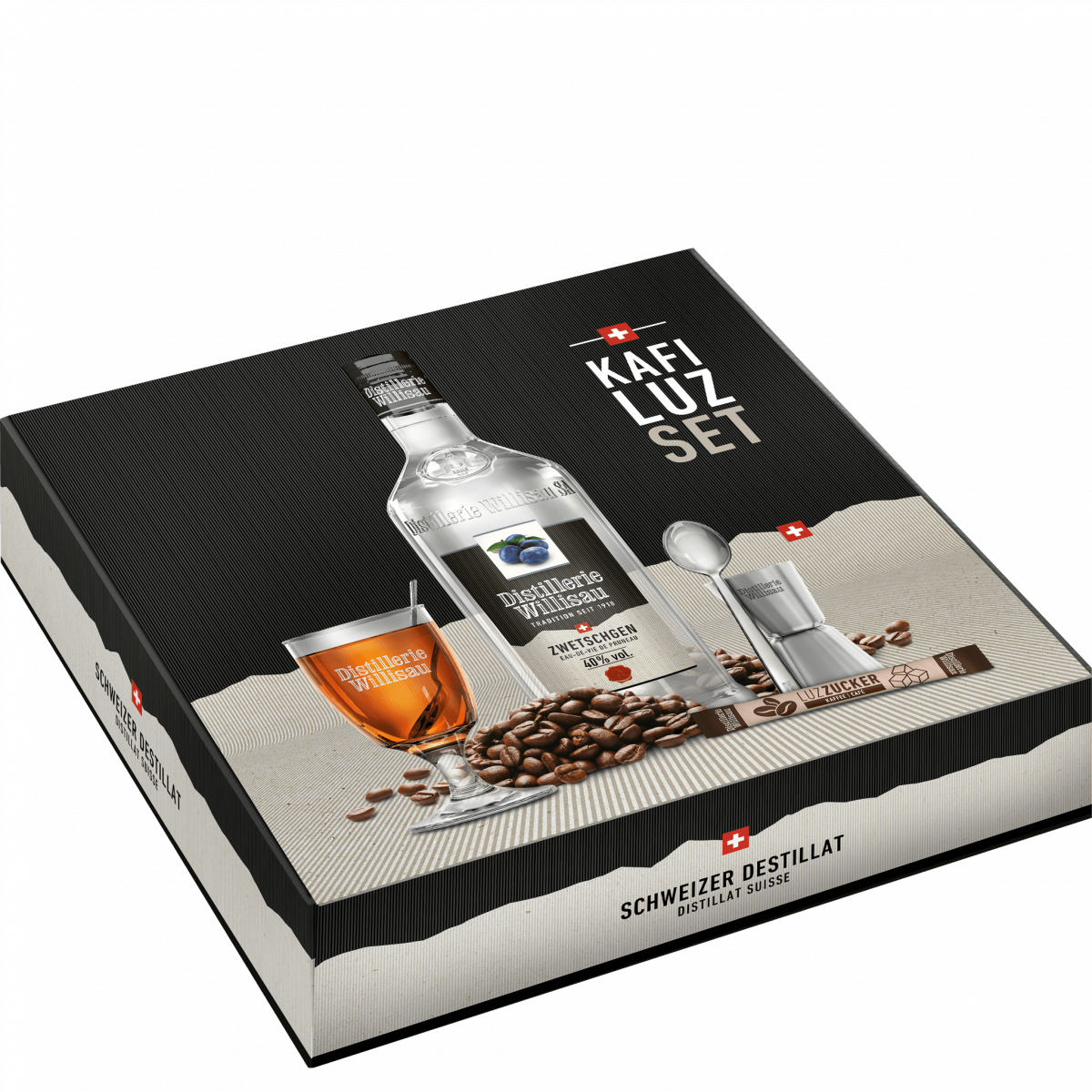 Distillerie Willisau Kafi Luz Set Zwetschgen kaufen