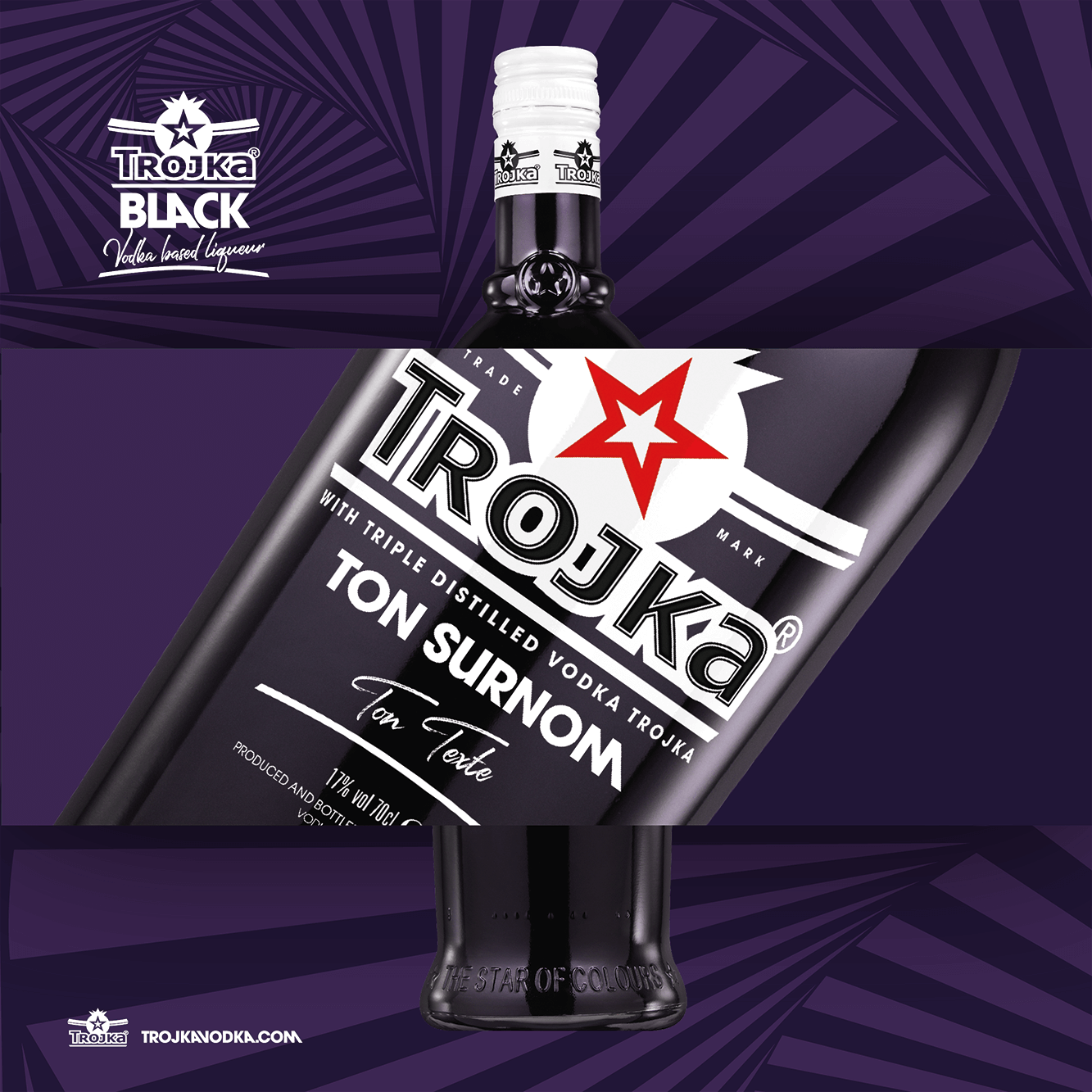 Trojka avec étiquette personnalisée