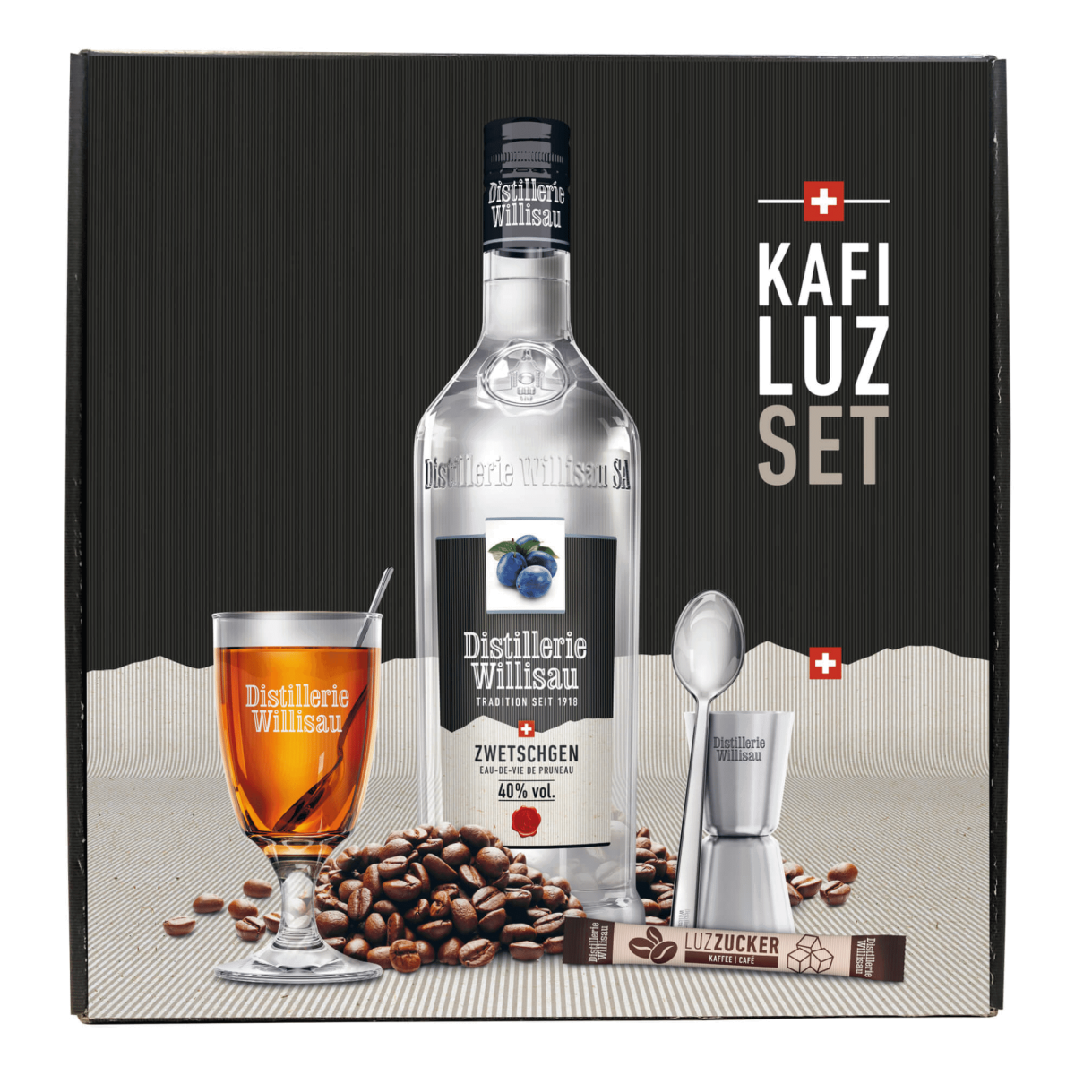 Distillerie Willisau Kafi Luz Set Zwetschgen kaufen